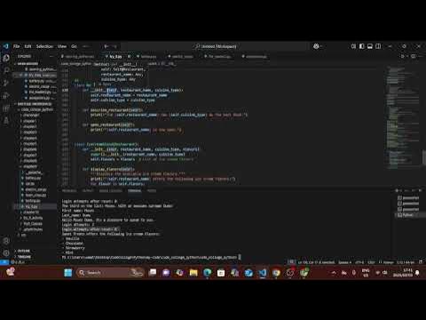 Python Chapter 9 Classes - YouTube