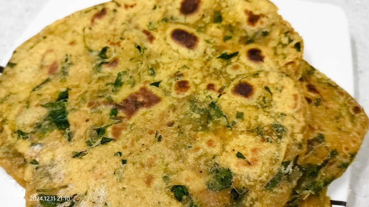 How to make Methi Malai Paratha| Soft Methi malai Paratha | Methi ...