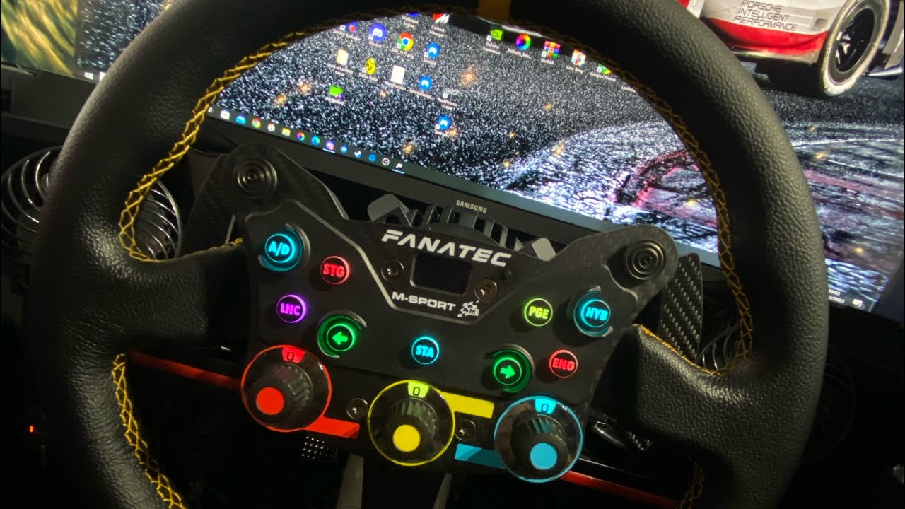 Fanatec Podium Button Module Rally - YouTube