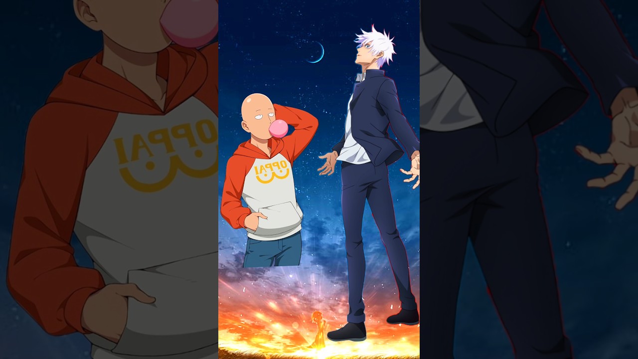 Saitama vs Gojo | who is stronger | #opm #jjk - YouTube