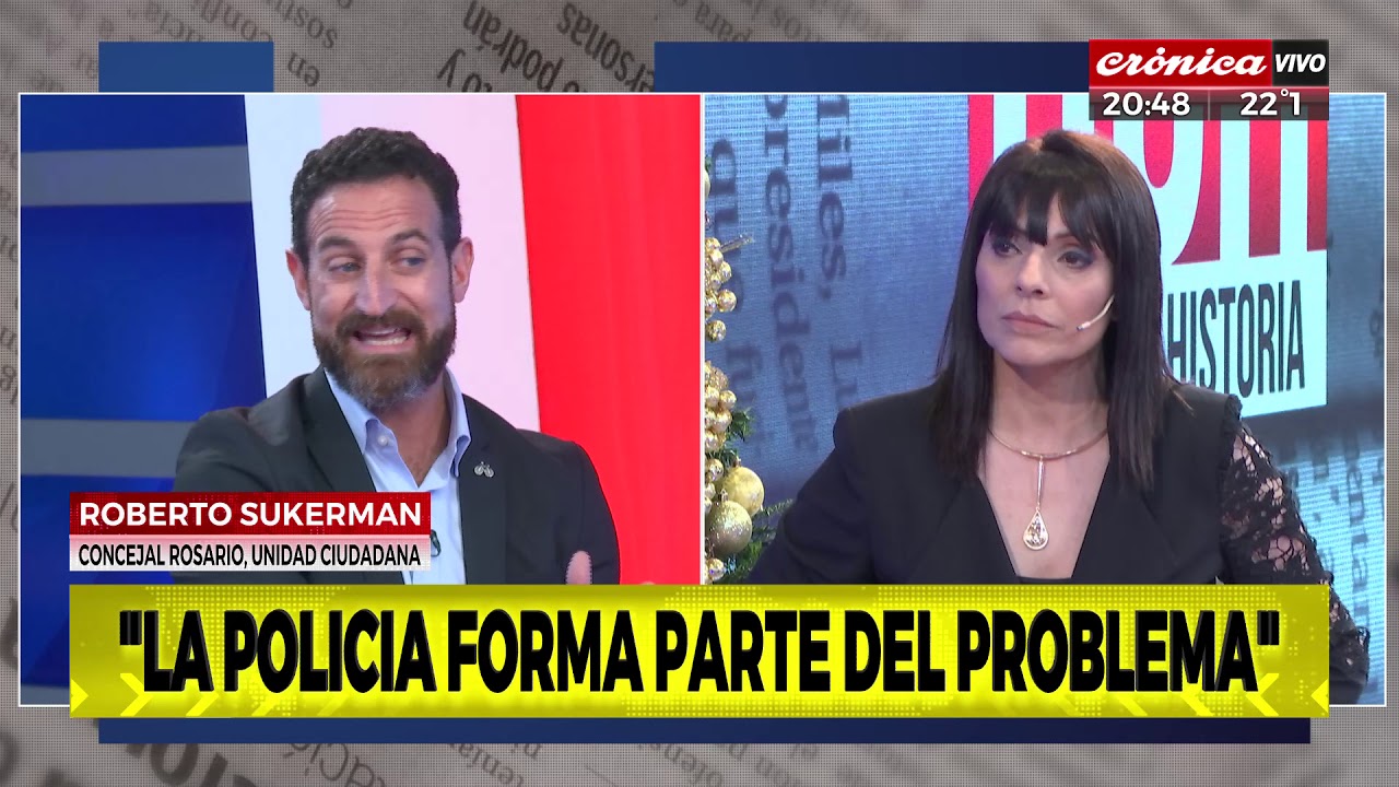 Inseguridad en Rosario: Roberto Sukerman denuncia falta de políticas - YouTube