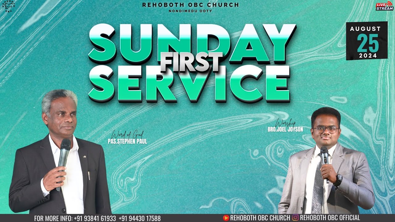 🔴LIVE STREAMED Sunday Service, 25th Sunday 2024 | Pr. Stephen Paul ...