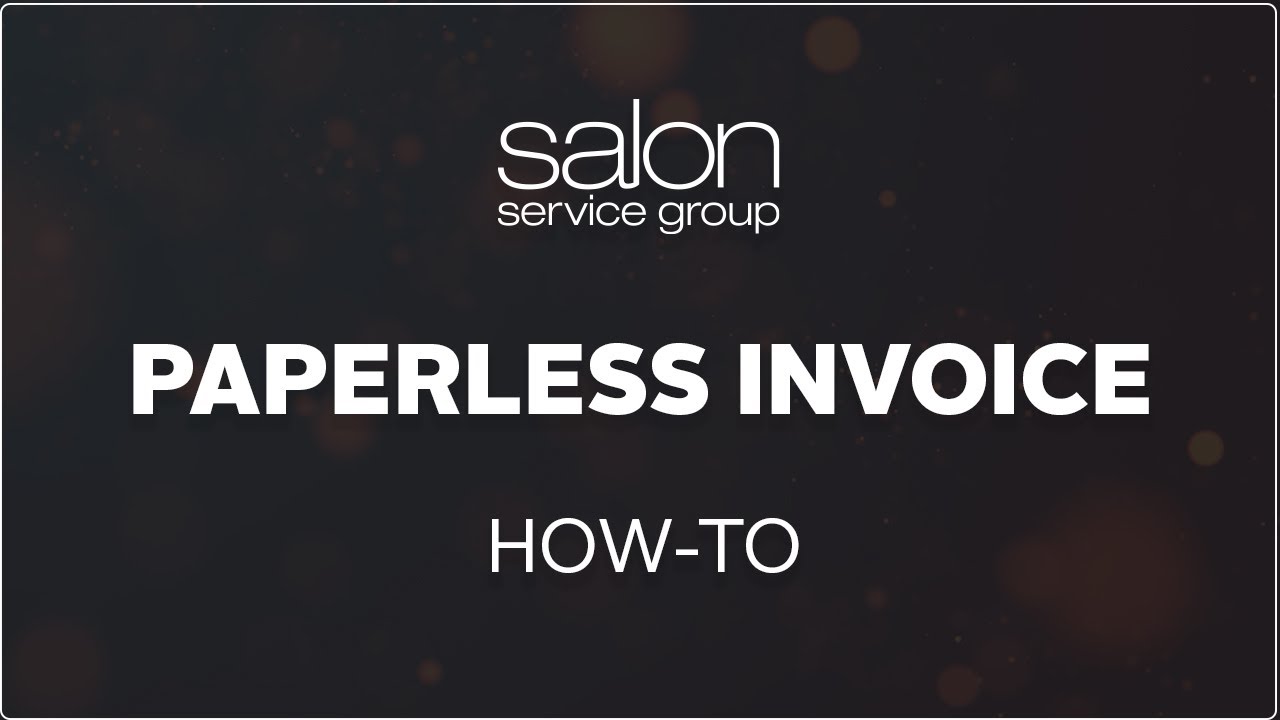 Paperless Invoices How-To - YouTube