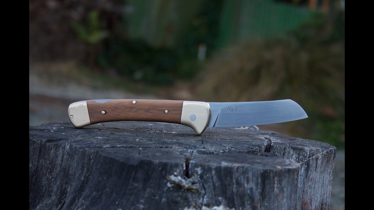 Beginner Knife Making, my first attempt at a folding knife, Part 3 ...