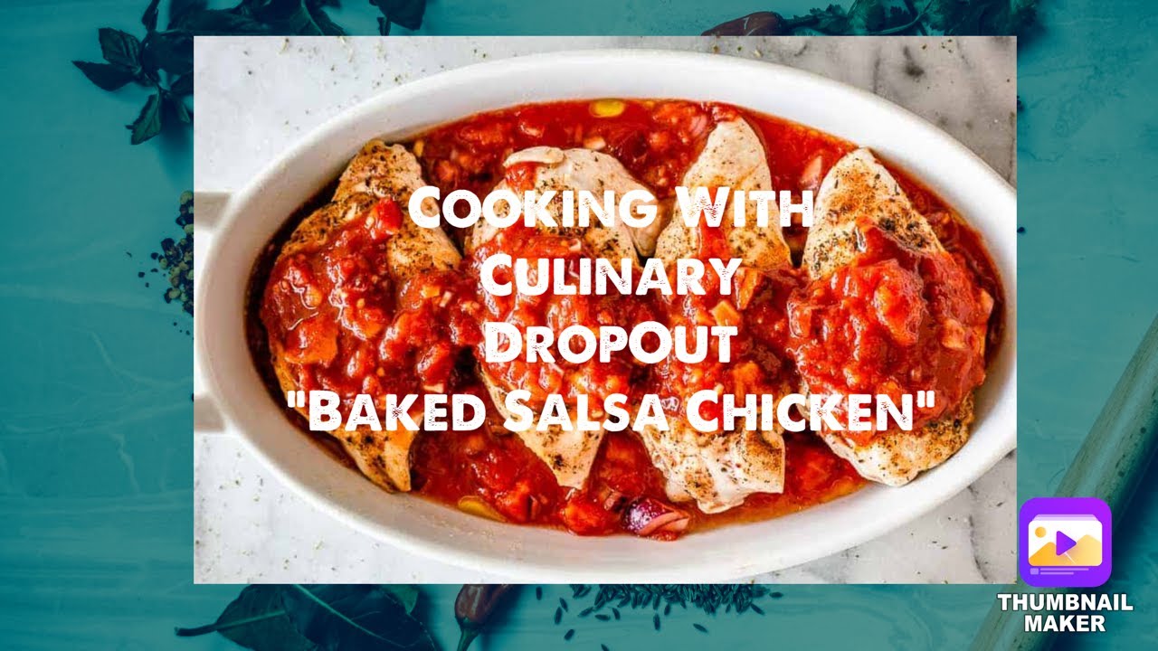 “Baked Salsa Chicken” Mukbang (Recipe) - YouTube
