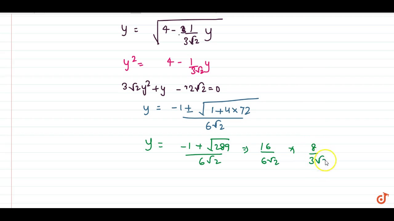The Value Of 6 log 3 2 1 3sqrt2 sqrt 4 1 3sqrt2 sqrt 4 1 3sqrt2