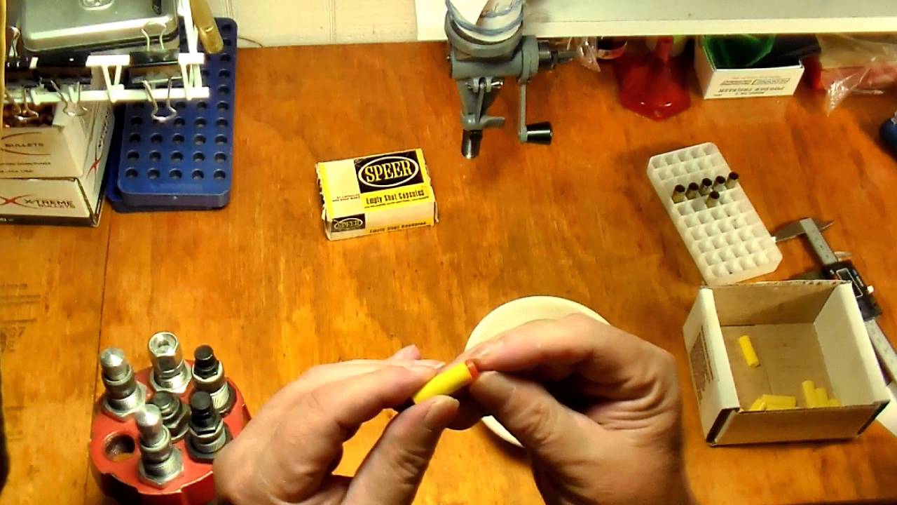 SPEER SHOTSHELL CAPSULE LOADING for 38/357 revolver - YouTube