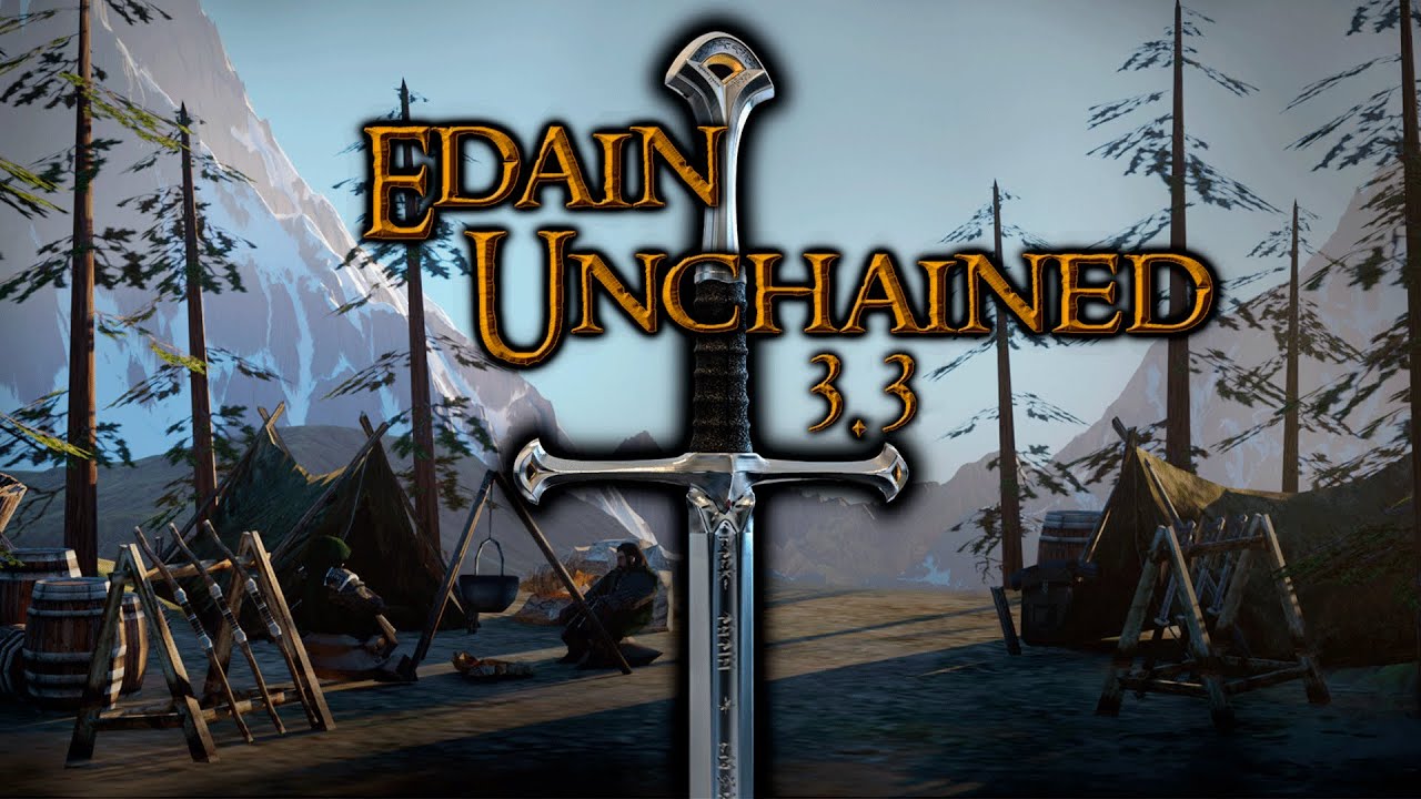 Большой обзор мода Edain Mod Unchained - Властелин Колец BFME 2 ROTWK - YouTube