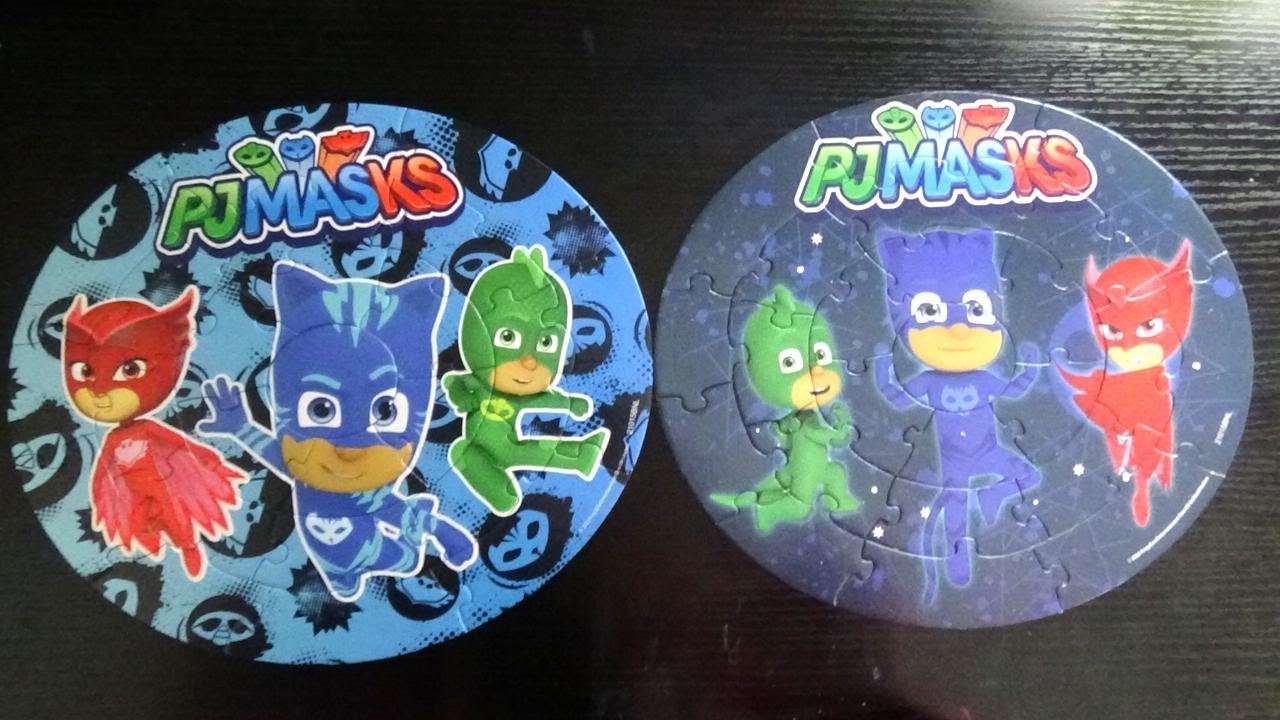 PJ Masks Shape Puzzle - YouTube