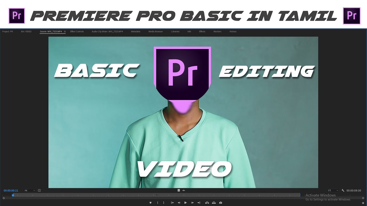 Adobe Premiere Pro Tutorial in Tamil 2022 || Video Editing Basic in ...