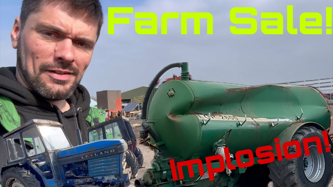 Lots of Machinery at Clitheroe Auction! Imploded Tanker! Zetor! DAF ...