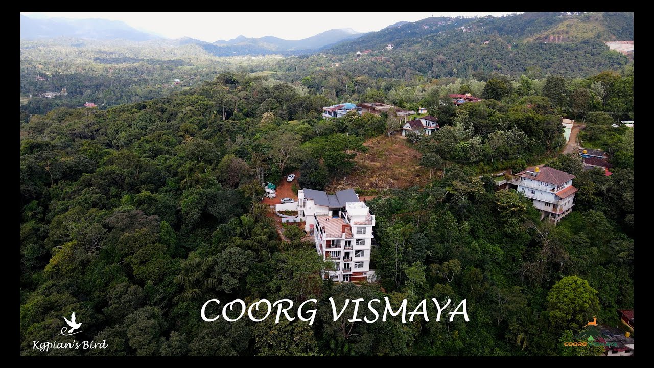 Coorg Vismaya Resort || Aerial View @ 4K || Beautiful Landscapes of ...