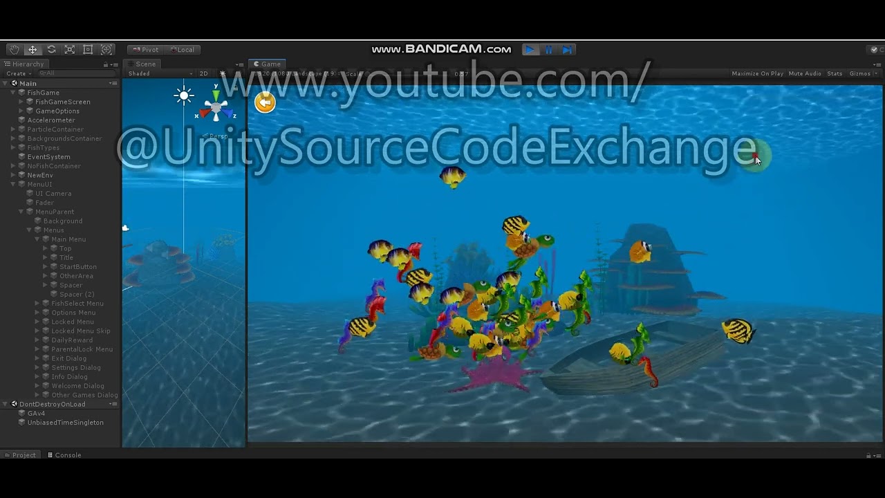 Sensory Baby Toddler Learning Fish Game - Unity Source Code for Sale ...