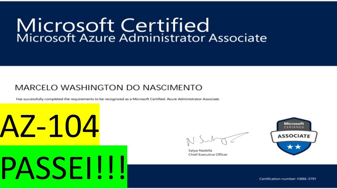 AZ-104 - CERTIFICAÇÃO MICROSOFT - YouTube