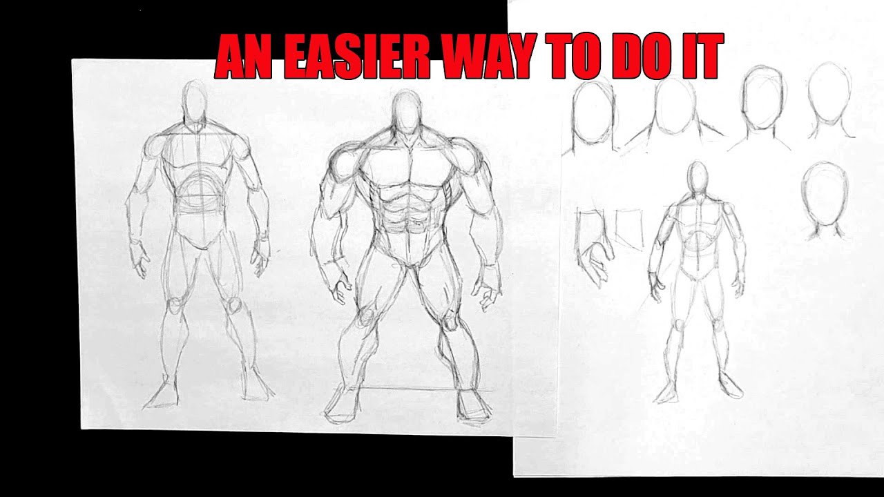 A Simple way to draw large characters. - YouTube