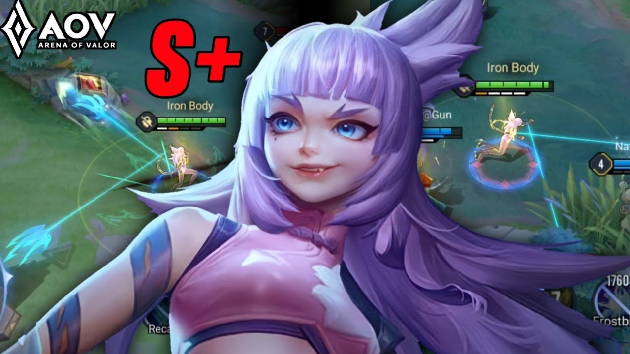 AOV : AOI GAMEPLAY | S+ - ARENA OF VALOR RoV | LiênQuânMobile | 펜타스톰 ...