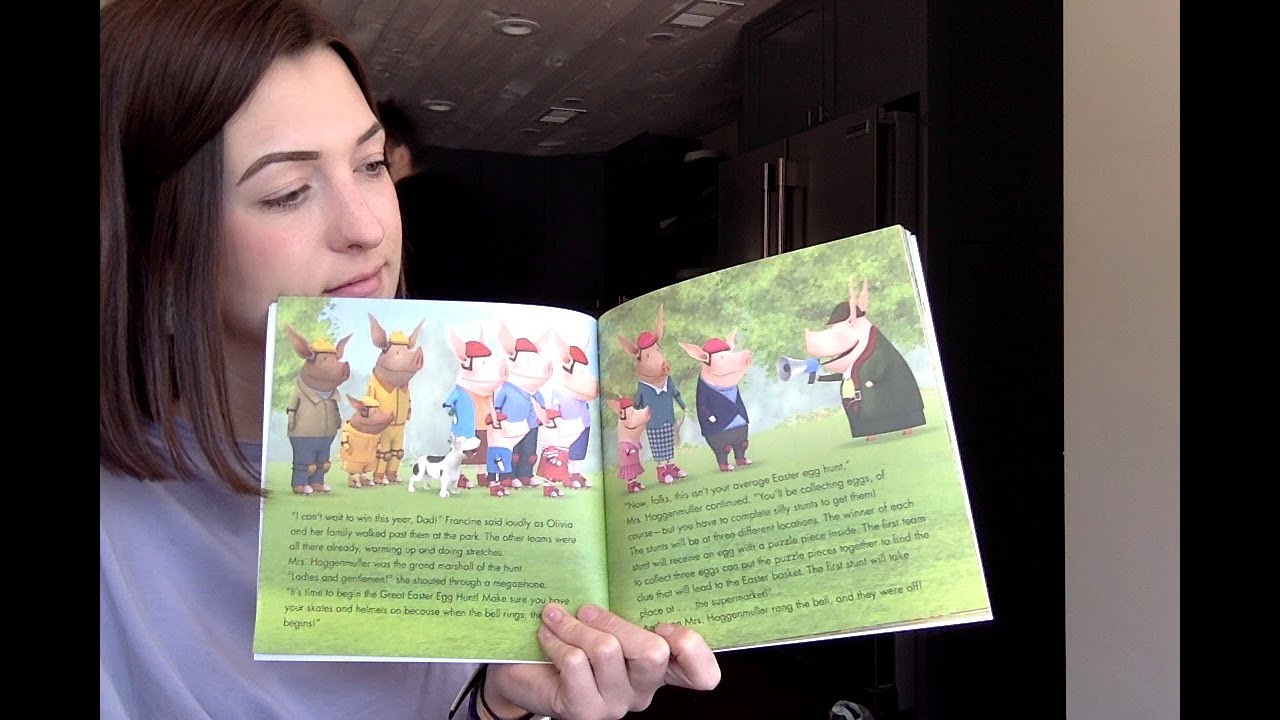 Olivia and the Easter Egg Hunt read aloud - YouTube