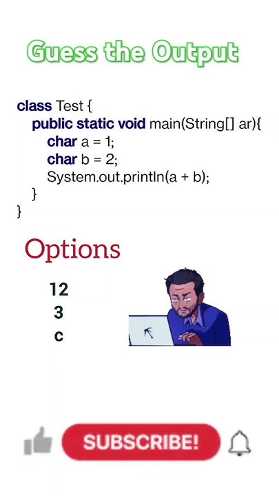 Day 3 Guess The Output Java Corejava Youtube