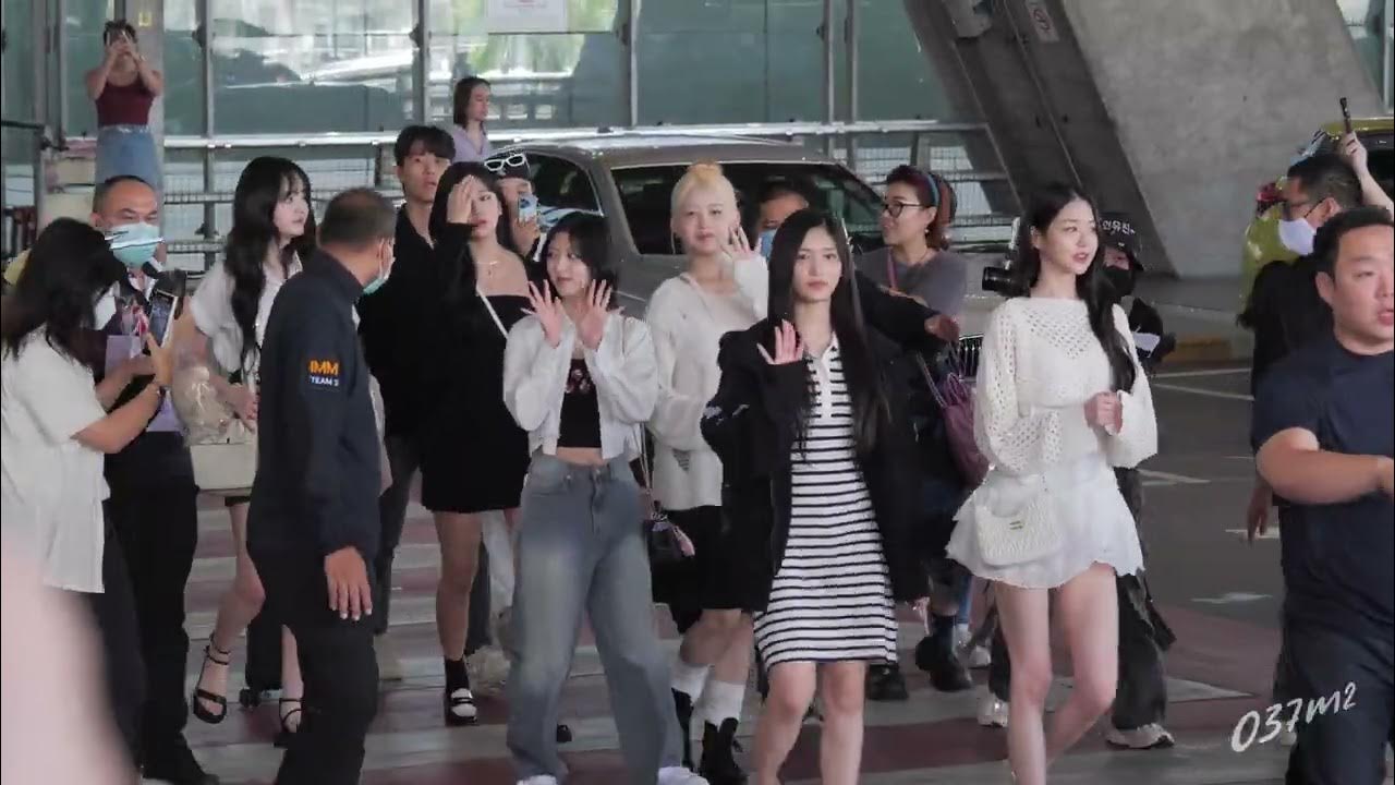 230707 IVE 아이브 @ Suvarnabhumi Airport Arrival (BKK) [4K 60P] - YouTube