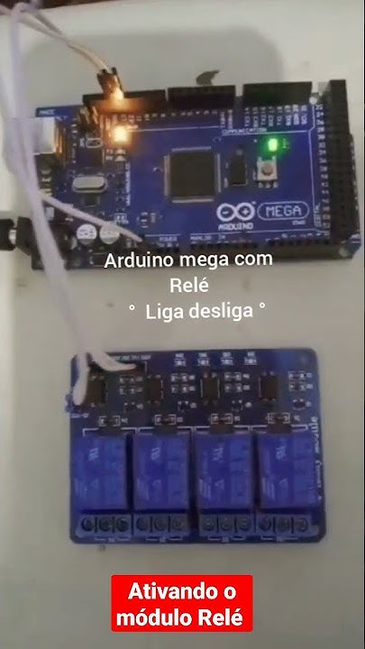 #Shorts Arduino mega ativando o módulo Relé de quatro canais. - YouTube
