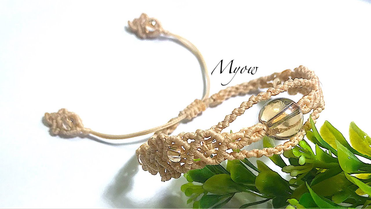 HOW TO MAKE MICRO MACRAME BRACELETS TUTORIAL - MYOW 144 - YouTube