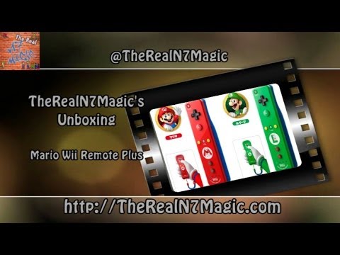 Mario Wii Remote Plus Unboxing - YouTube
