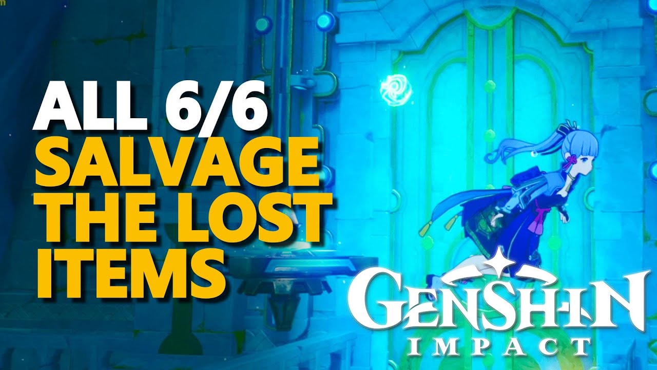 Salvage the lost items Genshin Impact - YouTube