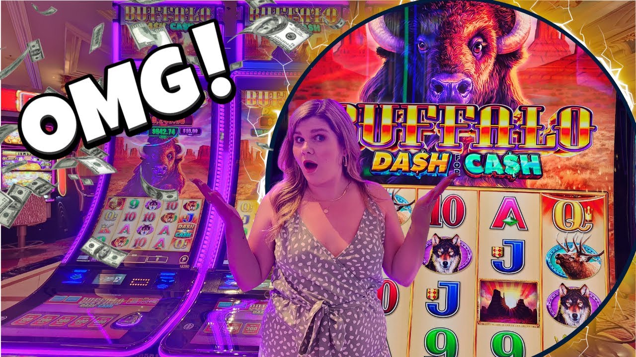 I Found the NEW Buffalo Dash For Cash Slot Machine in Las Vegas! - YouTube