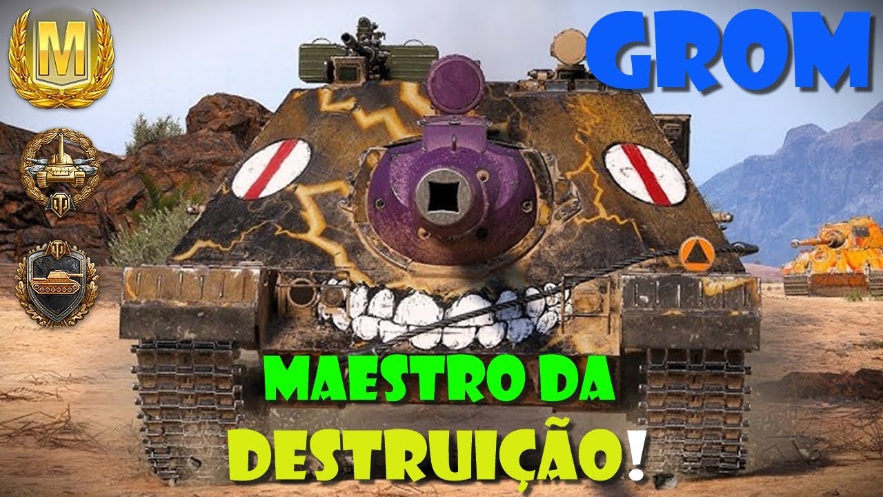 World of Tanks - Grom - O maestro da destruição da batalha! #wotreplays ...