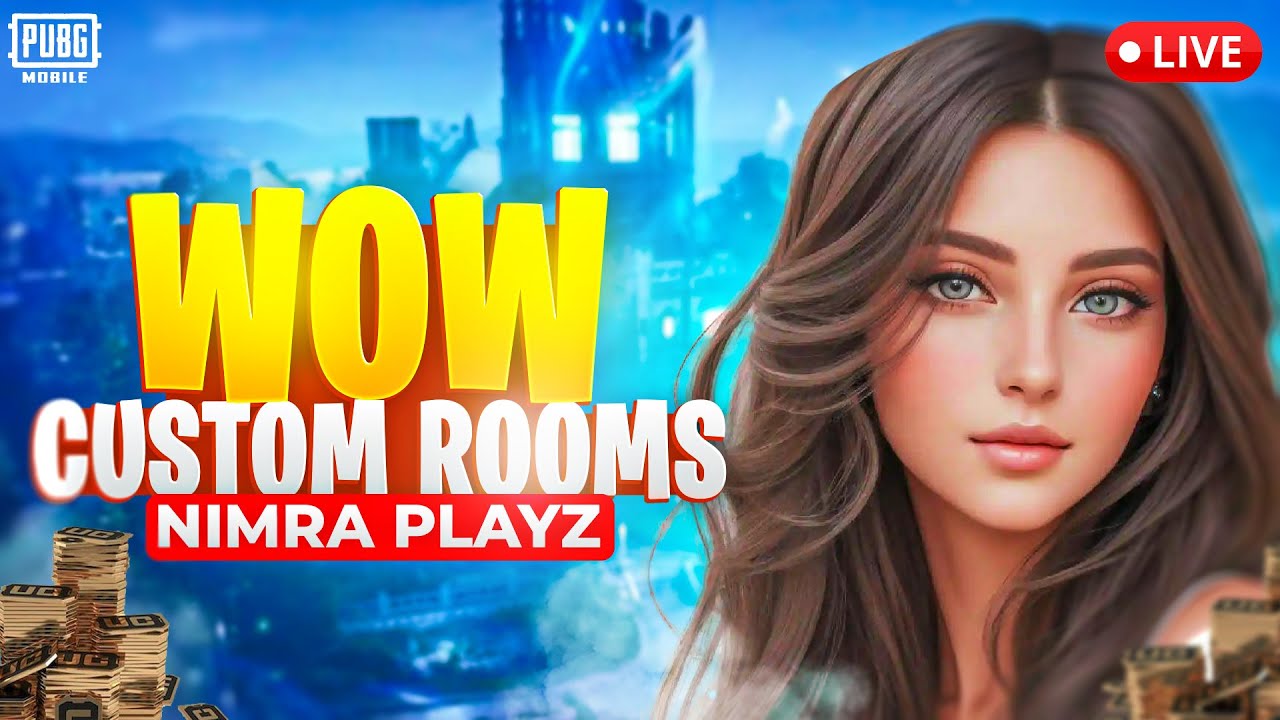 PUBG Mobile Live | CASH AND UC CUSTOM ROOM| Nimra Playz |#pubgmobile #ucgiveaway - YouTube