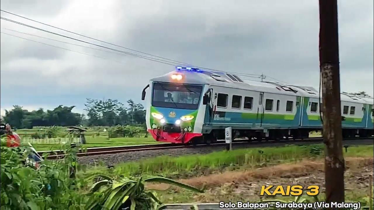 KAIS 3 di Perlintasan Kereta Api Tumpuk, Wlingi Kab. Blitar JPL 153 - YouTube