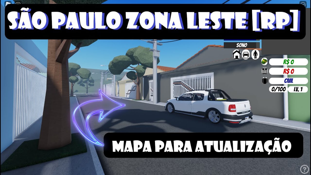 ROBLOX (MAPA DE ATUALIZAÇÃO) SÃO PAULO ZONA LESTE [RP] - YouTube