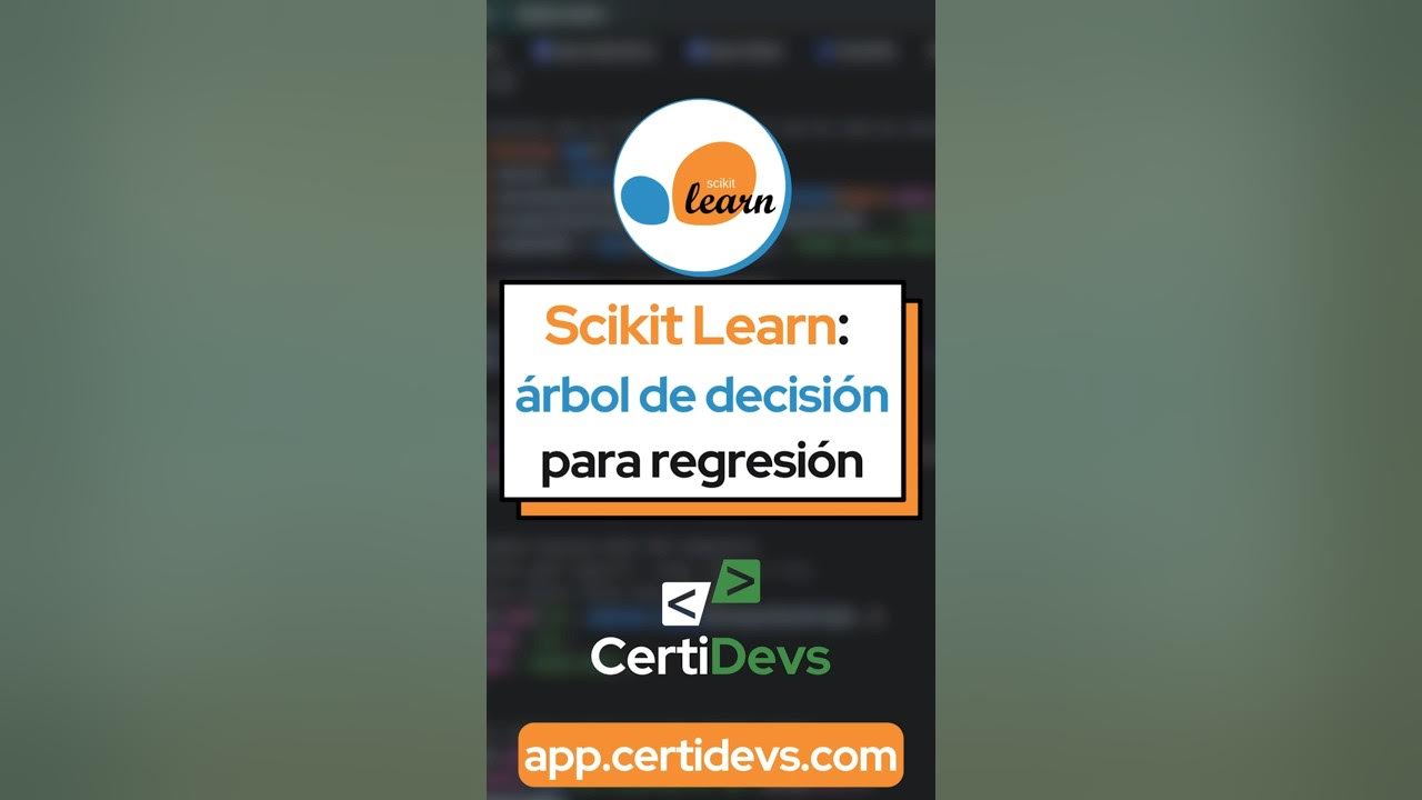 Árbol de decisión para regresión en Python Scikit Learn ciencia de ...