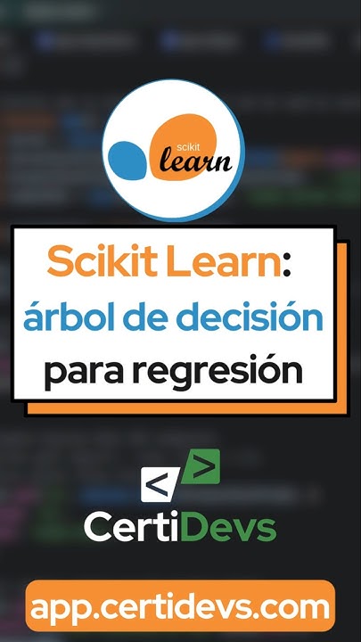 Árbol de decisión para regresión en Python Scikit Learn ciencia de ...