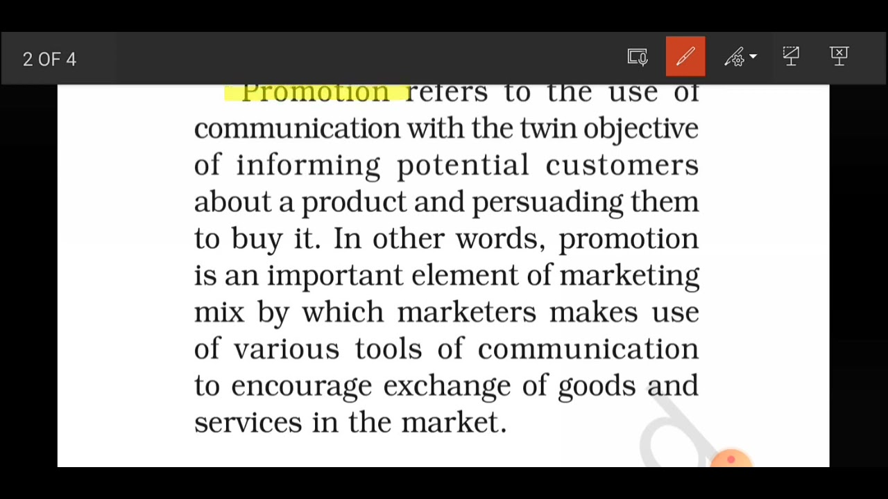 promotion || promotion mix || ncert || class 12 business studies ...