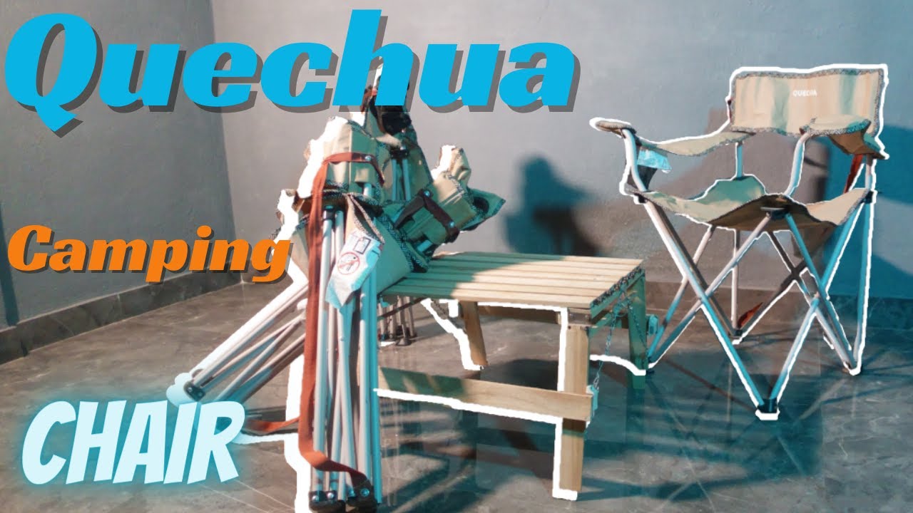 QUECHUA Camping Chair (In Depth Review) - YouTube