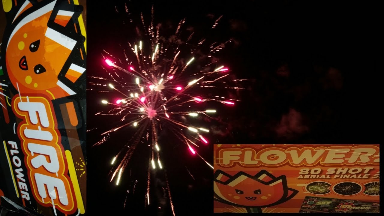 Flowers XL Finale Set FIRE by Pyrostar/ Red Apple Fireworks - YouTube