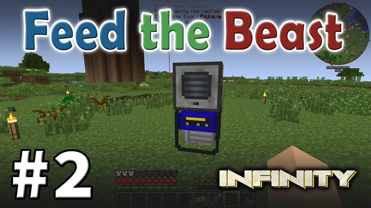 Feed the Beast Infinity! #2 - Our First Machines! - YouTube