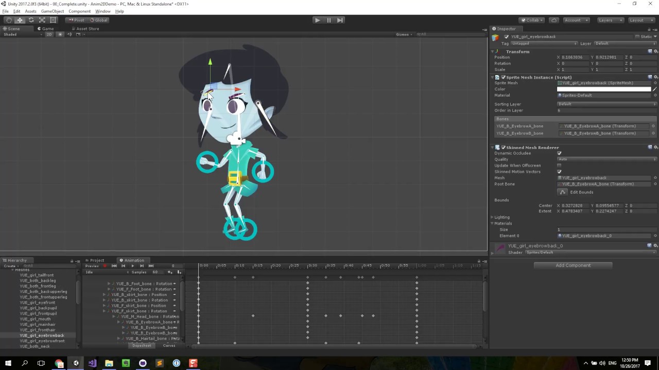 Animación 2D con Anima2D - YouTube