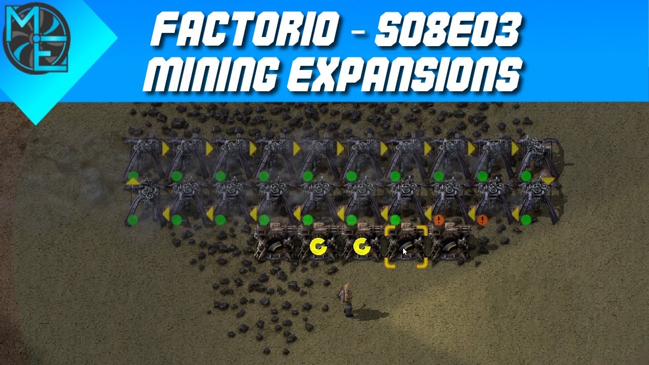 Factorio - S08E03 - Mining Expansions - YouTube