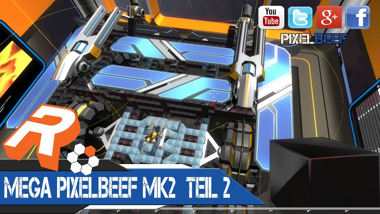 Robocraft - 21.2.15 Megabot Bau - Mega PixelBeef Mk2 (2/3) [german ...