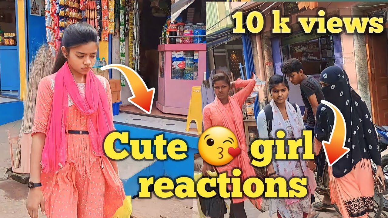cute girl reactions || cute girl reactions vlogs || #cutegirl #reactions #trending - YouTube