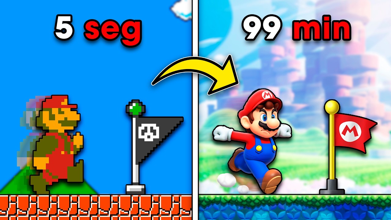 ¿Qué tan RÁPIDO puedes ENCONTRAR un CHECKPOINT en cada juego de MARIO ...