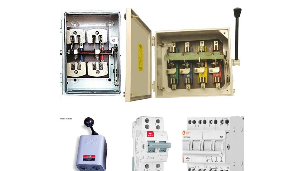 change over switch CONNECTION DIAGRAM and Genset connection - YouTube