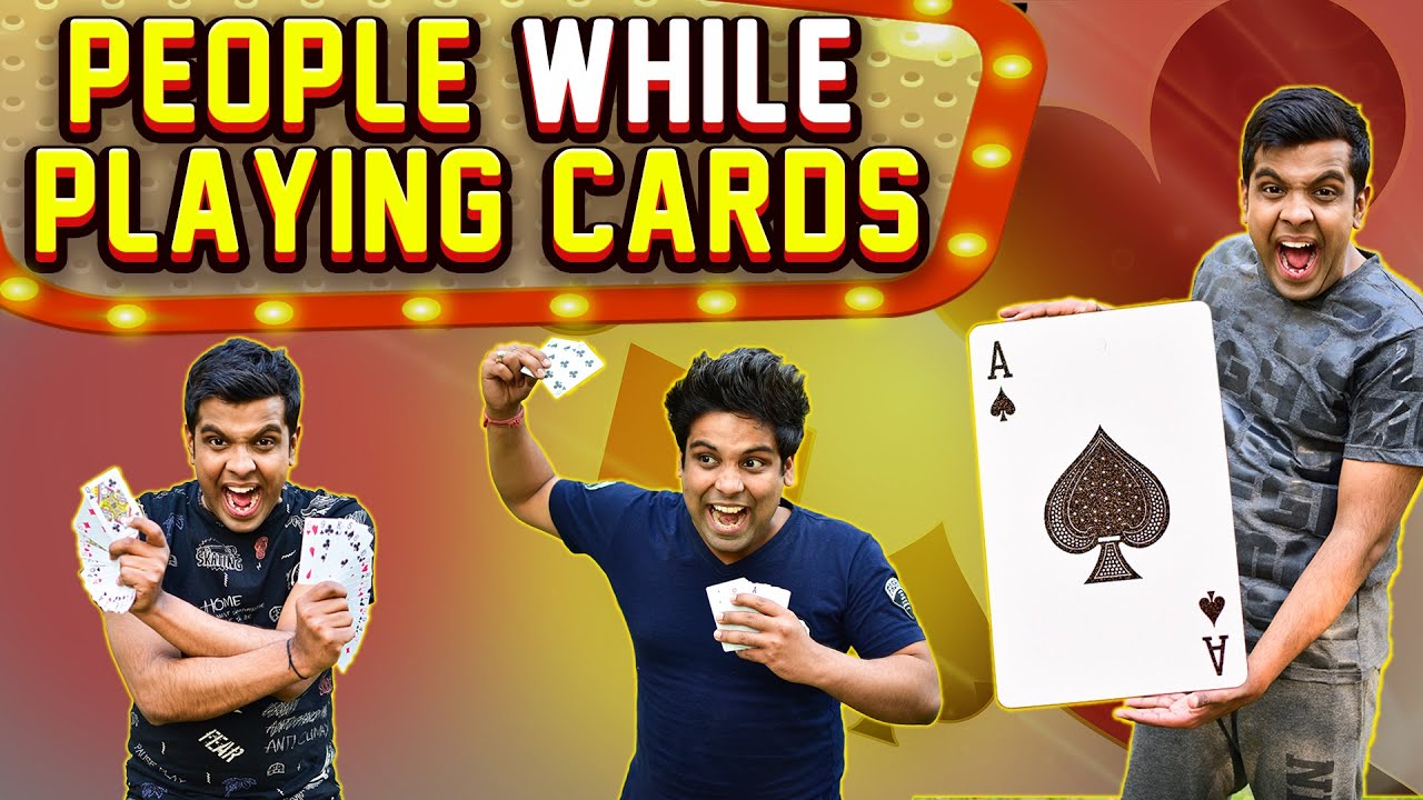 People While Playing Cards | The Half-Ticket Shows - YouTube
