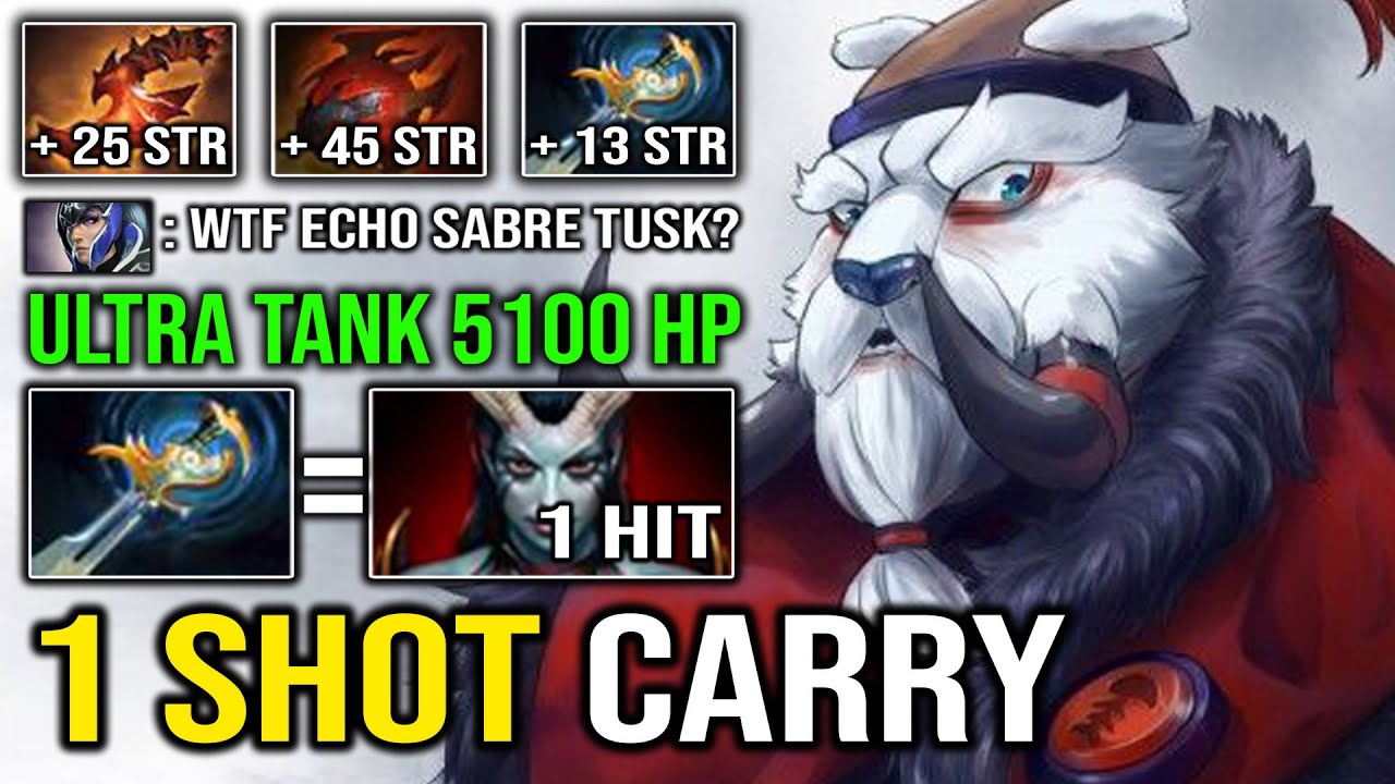 ULTRA 1 Shot Walrus PUNCH! Echo Sabre Carry Tusk 5100 HP Tank vs Late ...