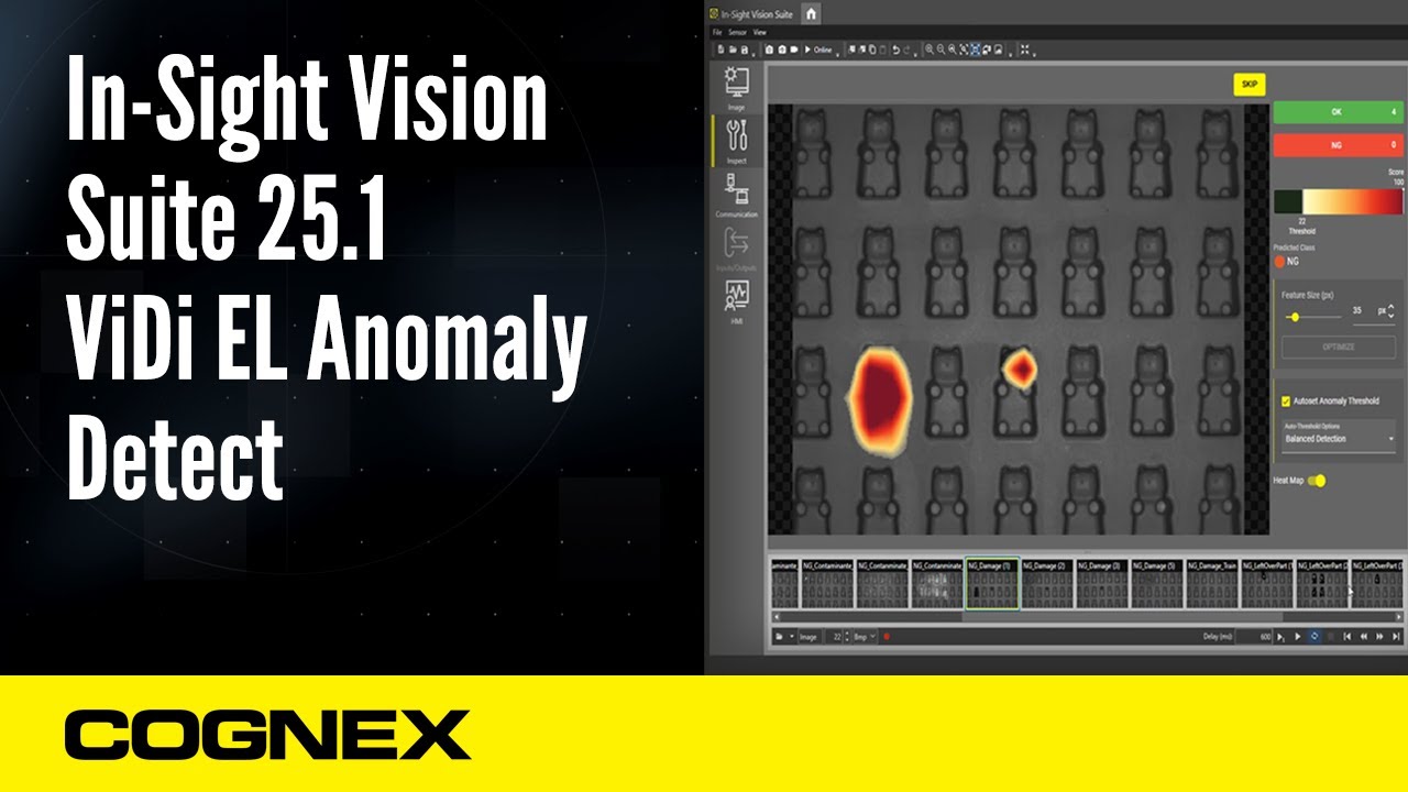 In-Sight Vision Suite 25.1 ViDi EL Anomaly Detect | Cognex Support ...