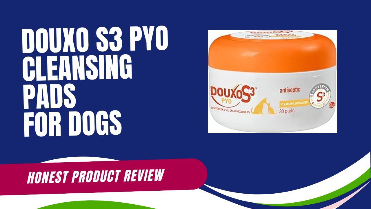 An honest review of Douxo S3 Pyo Cleansing Pads for Dogs - YouTube