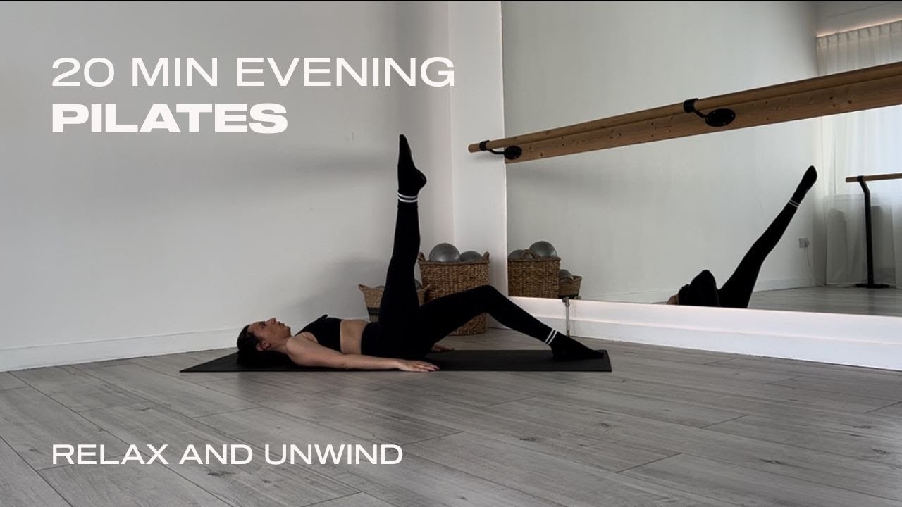 20 MIN EVENING PILATES | Relax and un-wind Pilates at-home - YouTube