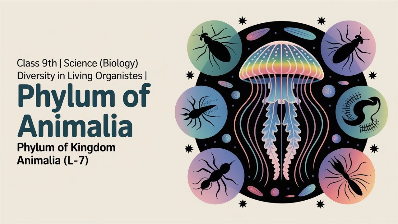 CLASS 9th | SCIENCE (BIOLOGY) | DIVERSITY IN LIVING ORGANISM | PHYLUM ...